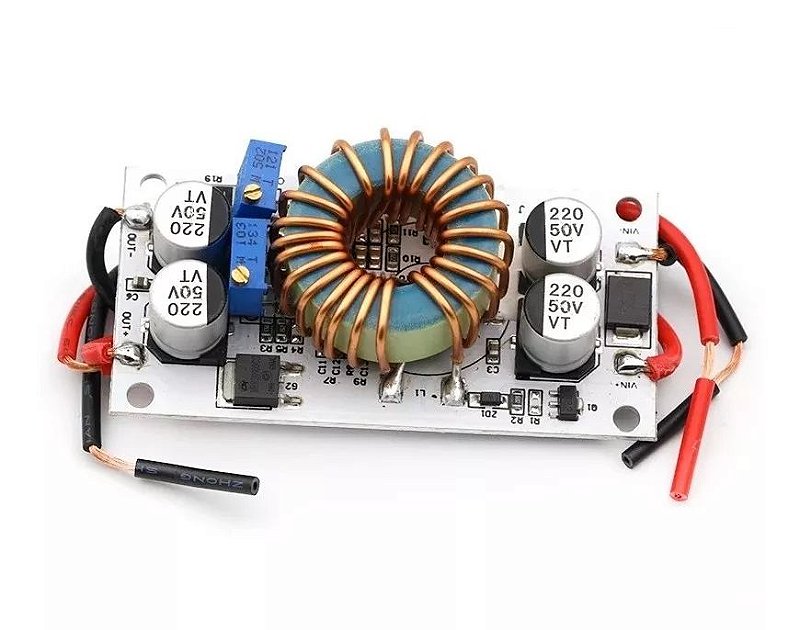 Conversor Fonte DC DC Step Up Aumenta Tensão 250W 50V 10A NF ...