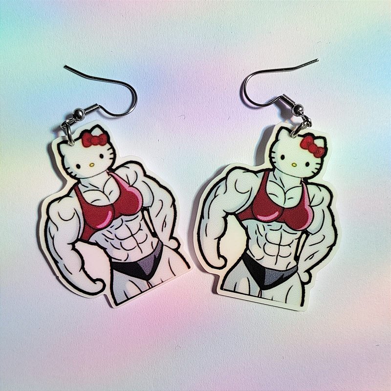 Brinco Hello Kitty Maromba (hipoalergênico) - Morangorila - Acessórios ...