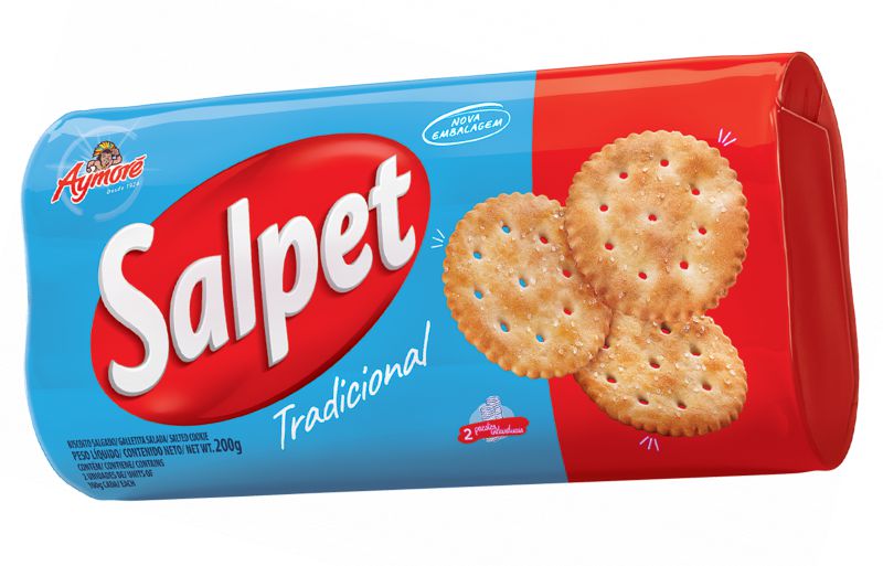 Biscoito Aymore Salpet 200Gr - Embalagem 42X200 GR - Preço Unitário R$4 ...