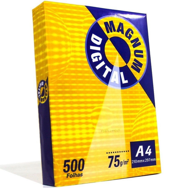 Papel A4 Magnum Pacote Com 500 Folhas - Embalagem 1X500 UN - Real ...