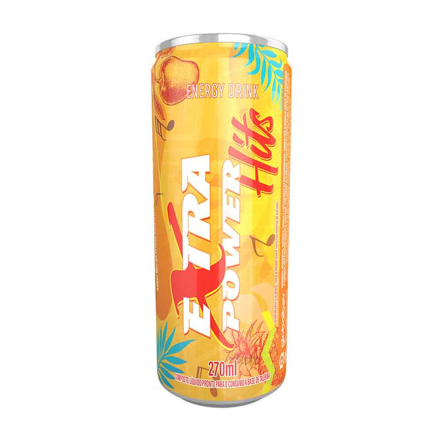 Energetico Extra Power Frutas Tropica 270Ml - Embalagem 6X270 ML ...