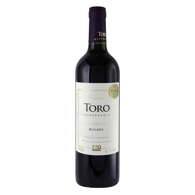 Vinho Argentino Toro Malbec 750Ml - Embalagem 1X750 ML - Real Distribuidora