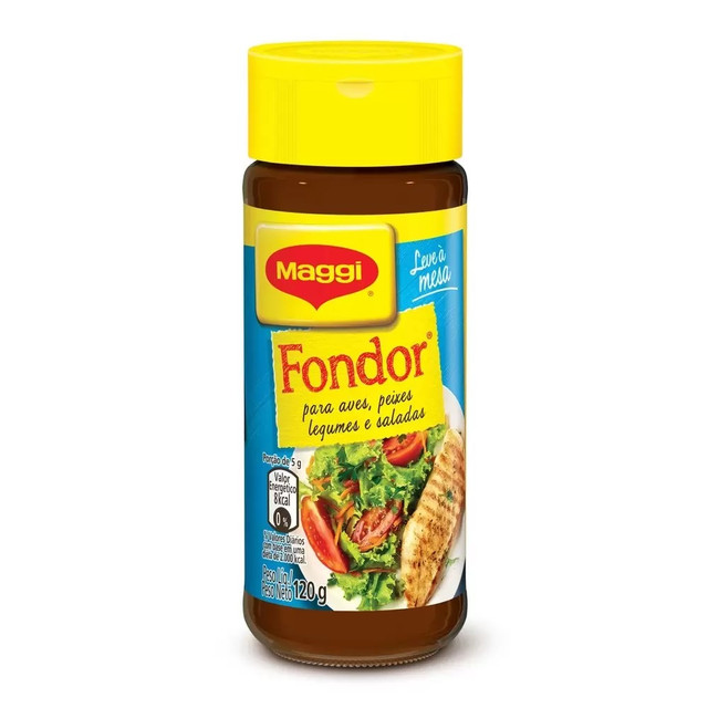Tempero Em Po Maggi Fondor 120Gr - Embalagem 6X120 GR - Preço Unitário ...