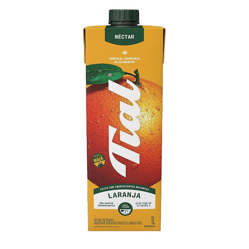Suco Tial Nectar Misto Laranja E Maca 1 Litro - Embalagem 12X1 LT ...