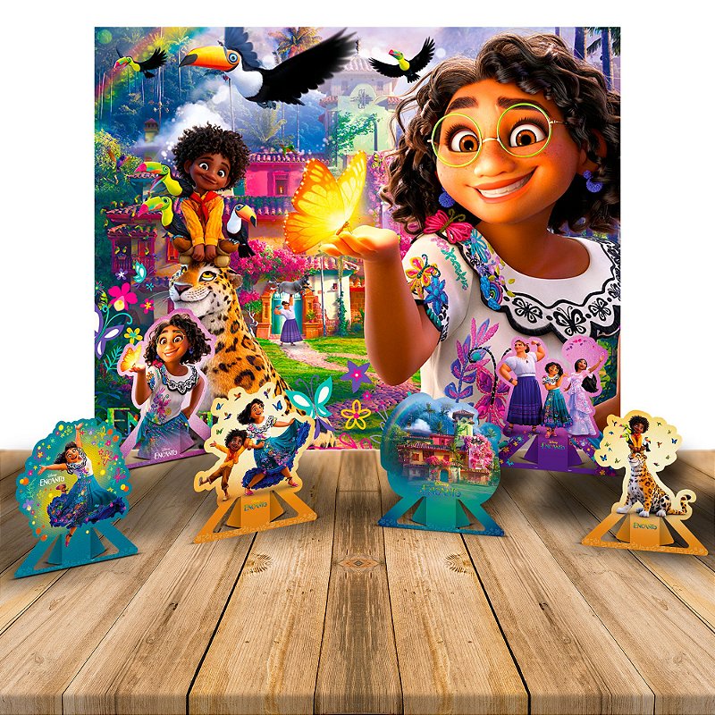 Kit Festa Encanto Disney Decoração Painel Gigante + Display - Rivfestas ...