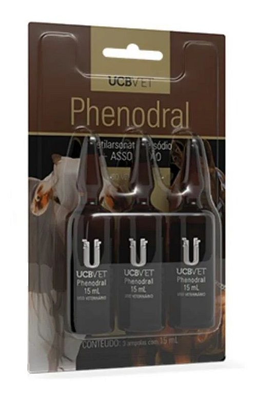 Phenodral 15 ml - Caixa com 3 unidades - Terra Forte Agroshopping