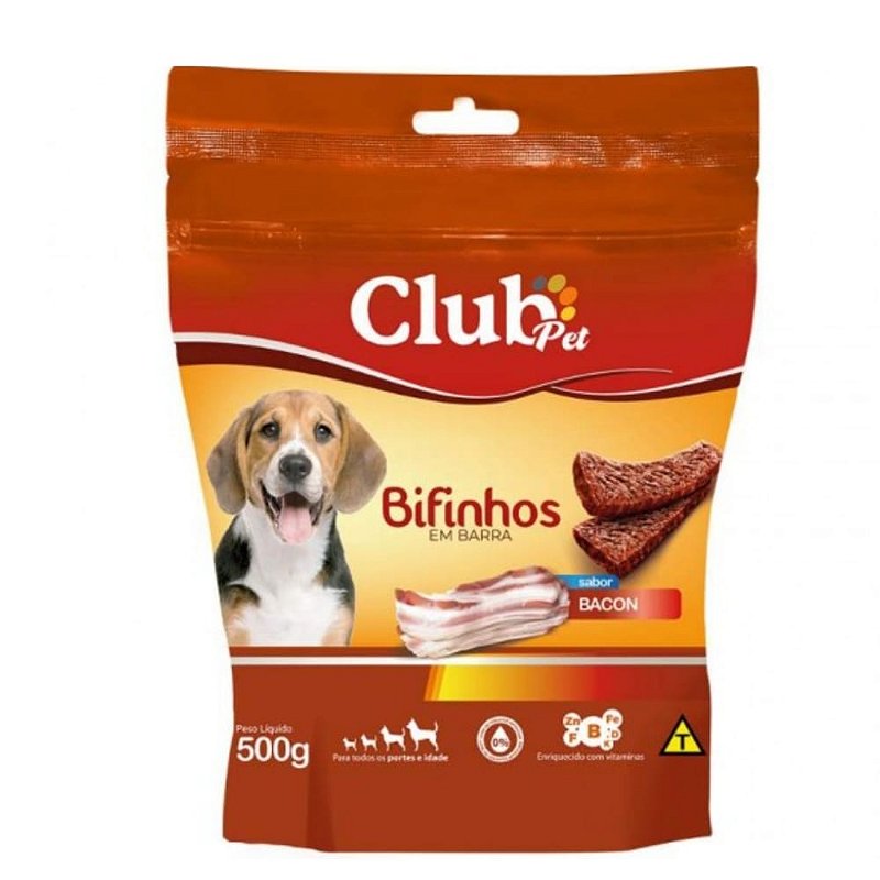 BIFINHO BARRA BACON - PACOTE 500 GR - Terra Forte Agroshopping