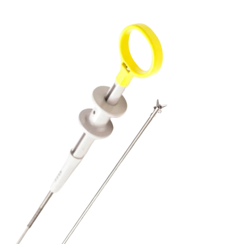 Pinça para Retirada de balão Tipo Tesoura Curta - Manancial Medical