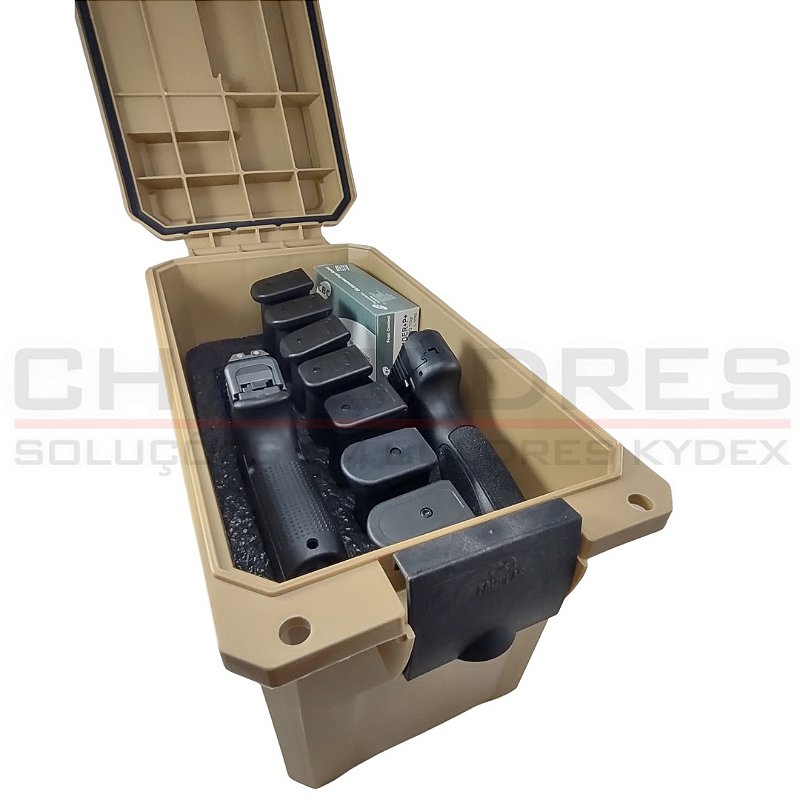 TACTICAL BOX - CAIXA TÁTICA ORGANIZADORA COM ESPUMA - GRANDE - CH COLDRES