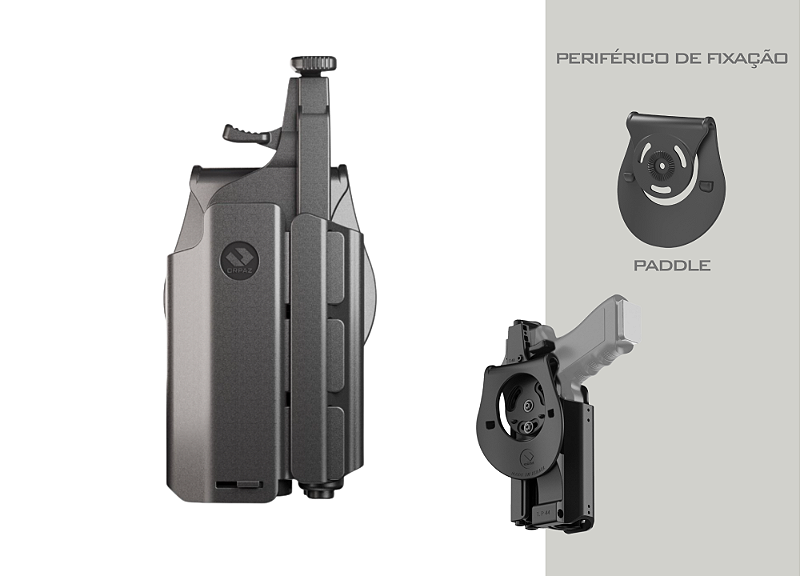 Coldre Owb Orpaz T40x Cz 75 97b Shadow Lanterna Robusta Ch Coldres