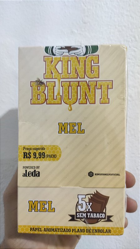 SEDA KING BLUNT SABOR MEL CAIXA COM 25 UNIDADES - DISTRIBUIDORA ALMEIDA