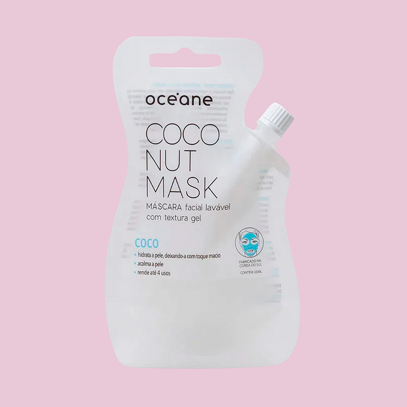 MÁSCARA FACIAL DE COCO - COCONUT MASK - OCÉANE - GO TO GLOW STORE