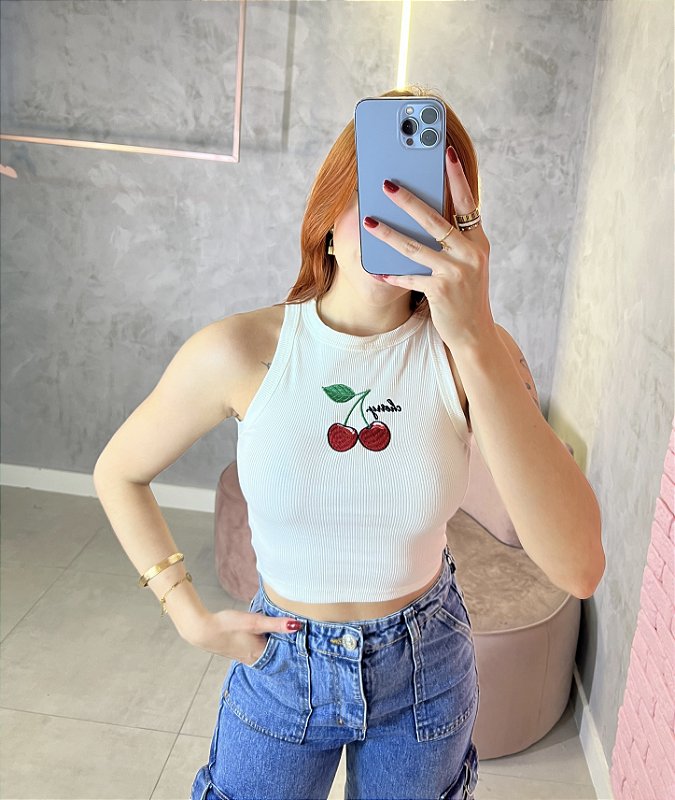 Regata Cherry - Estilo Aquarius | Moda Feminina