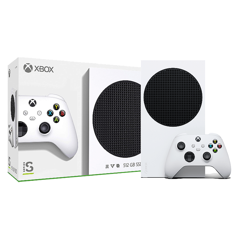 Console Xbox Series S 512GB SSD Digital Branco (Europeu) - ARCADERAMA GAMES