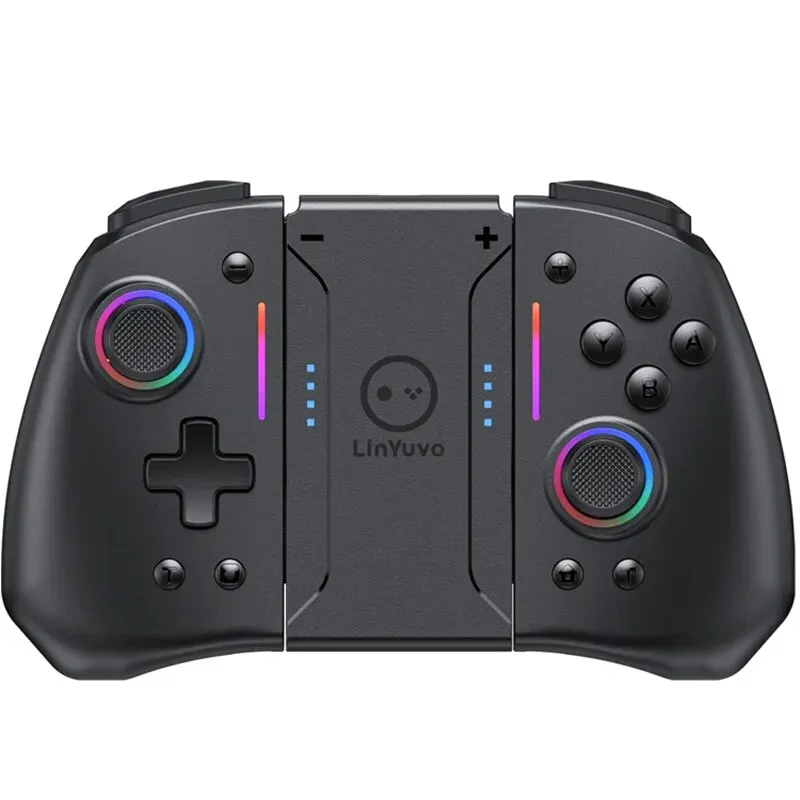Controle LinYuvo Sem Fio Joycon para Switch Lite V2 e OLED