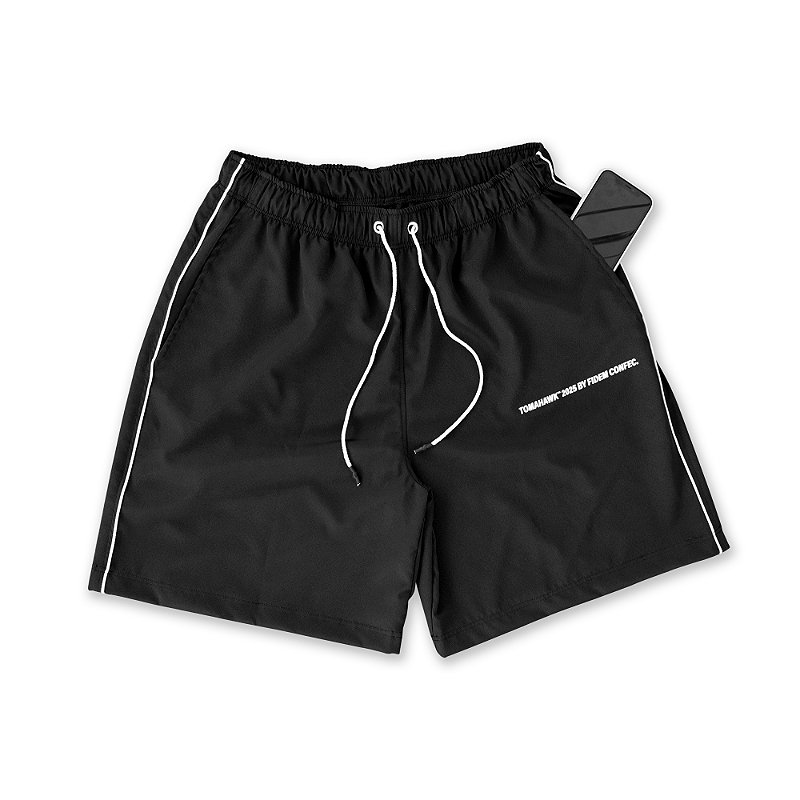Bermuda esportiva preta - Tomahawk Fit