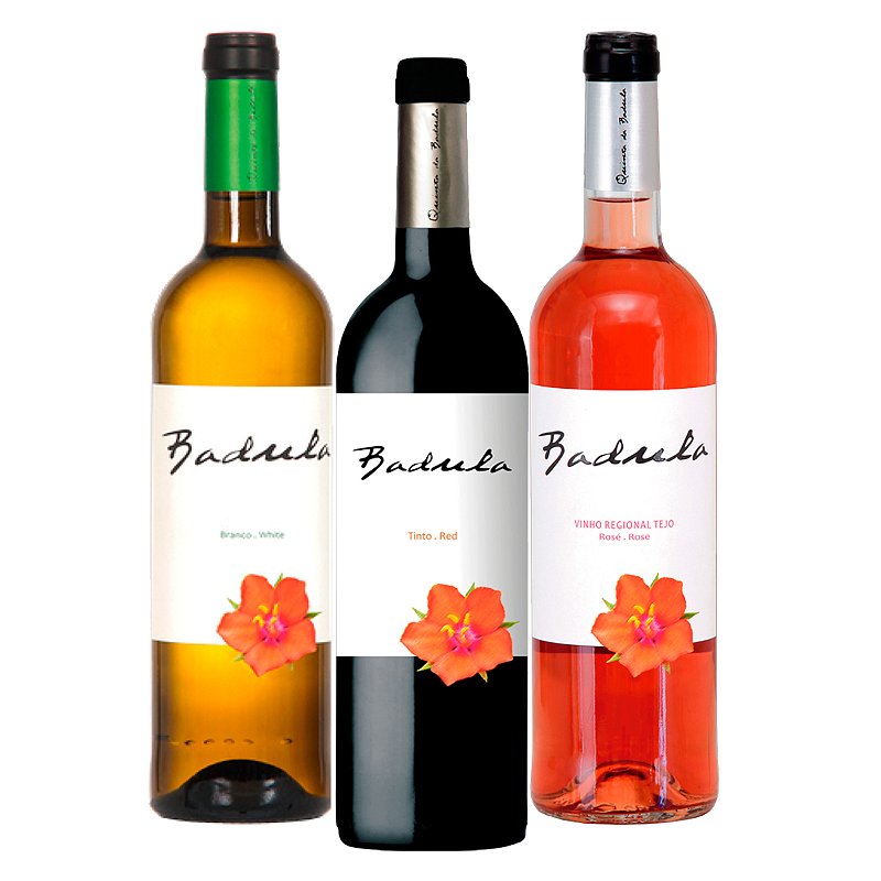 Trilogia Badula - Tinto, Branco e Rosé - eVintage - Apaixonados por Vinhos