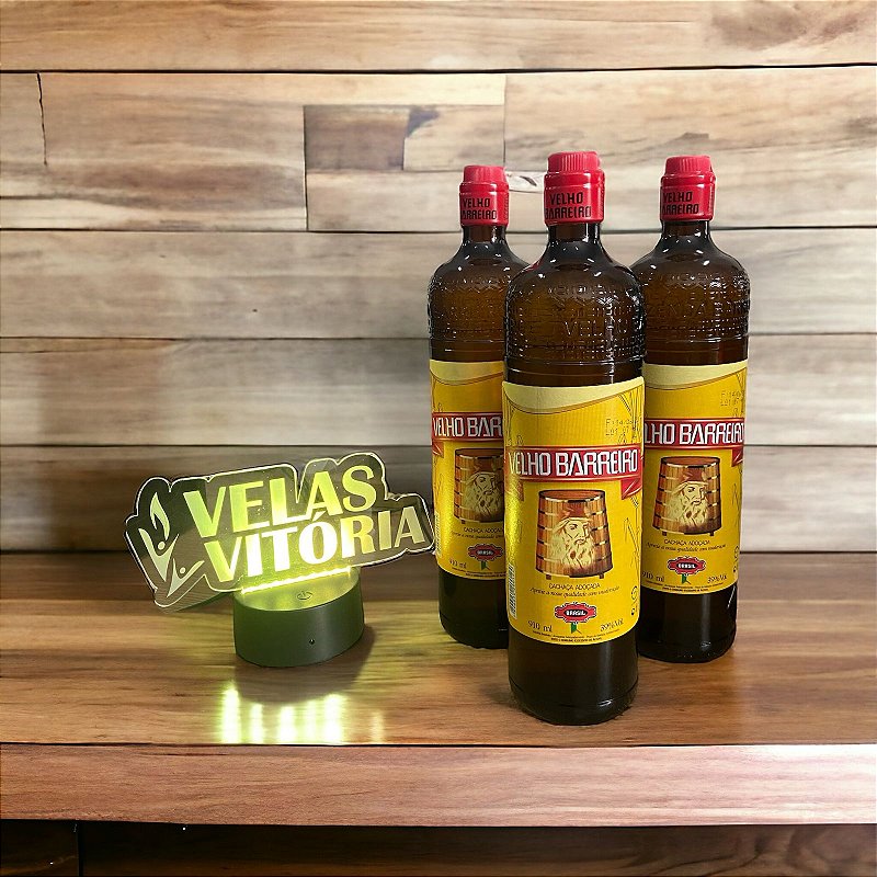 CACHAÇA VELHO BARREIRO - 910 ML - Velas Vitoria