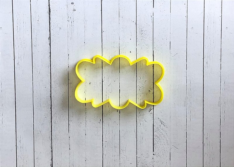 Cortador para biscoito Moldura Nuvem 2 - Glacê Mania