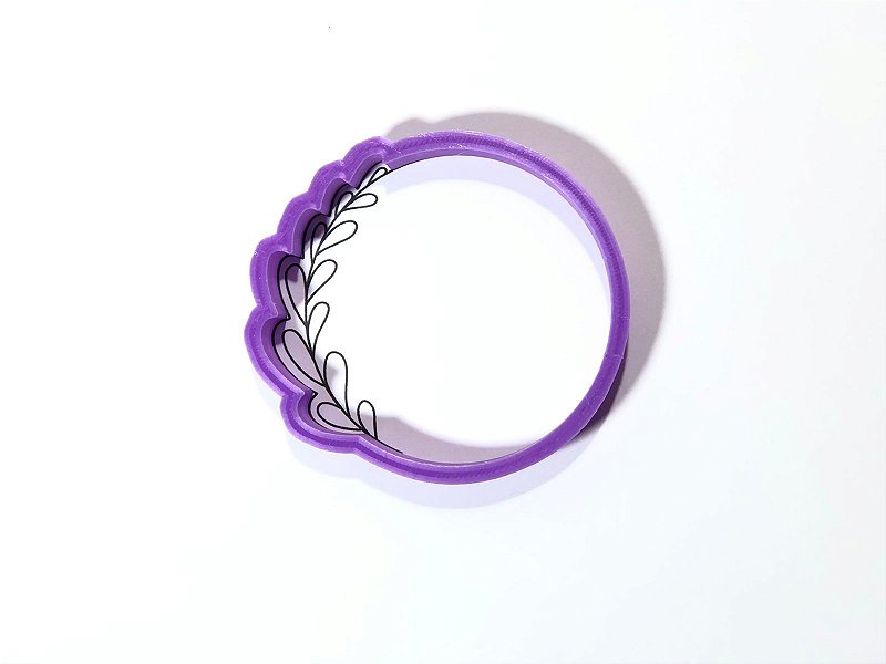 Cortador de Biscoito Bola com Ramo - Glacê Mania