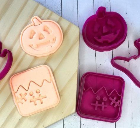 Halloween Abób oa e Frank Quadrado - Glacê Mania