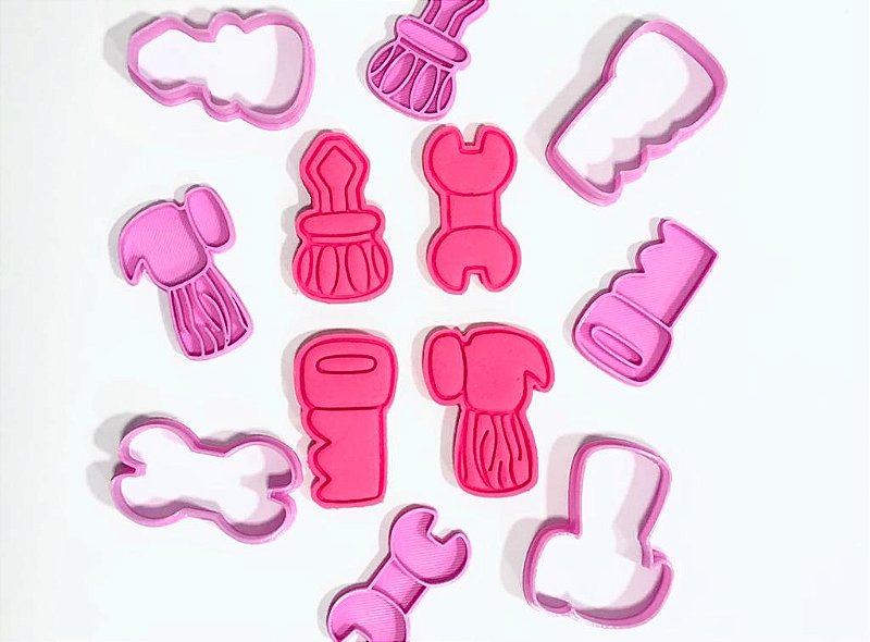 Kit de Ferramentas com Carimbo - Glacê Mania