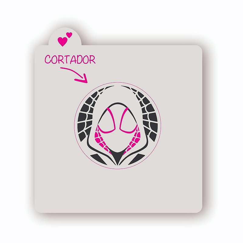 Kit Gwen Stacy Aranha Verso - Glacê Mania