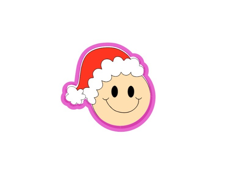 Cortador de biscoito Smile natal Coleção Feitos pelo João - Glacê Mania
