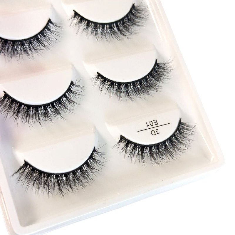 CILIOS 5 PARES E01 - Jessica Rayane Makeup CILIOS 5 PARES E01 - Jessica Rayane Makeup