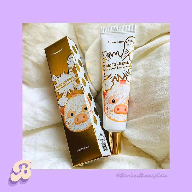 ELIZAVECCA - Gold CF-Nest White Bomb Eye Cream - Bunitas Beauty Care