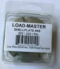 Shell plate - Lee Load Master 90910 #4S - .222, .223 & 380 Acp - TONI ARMAS