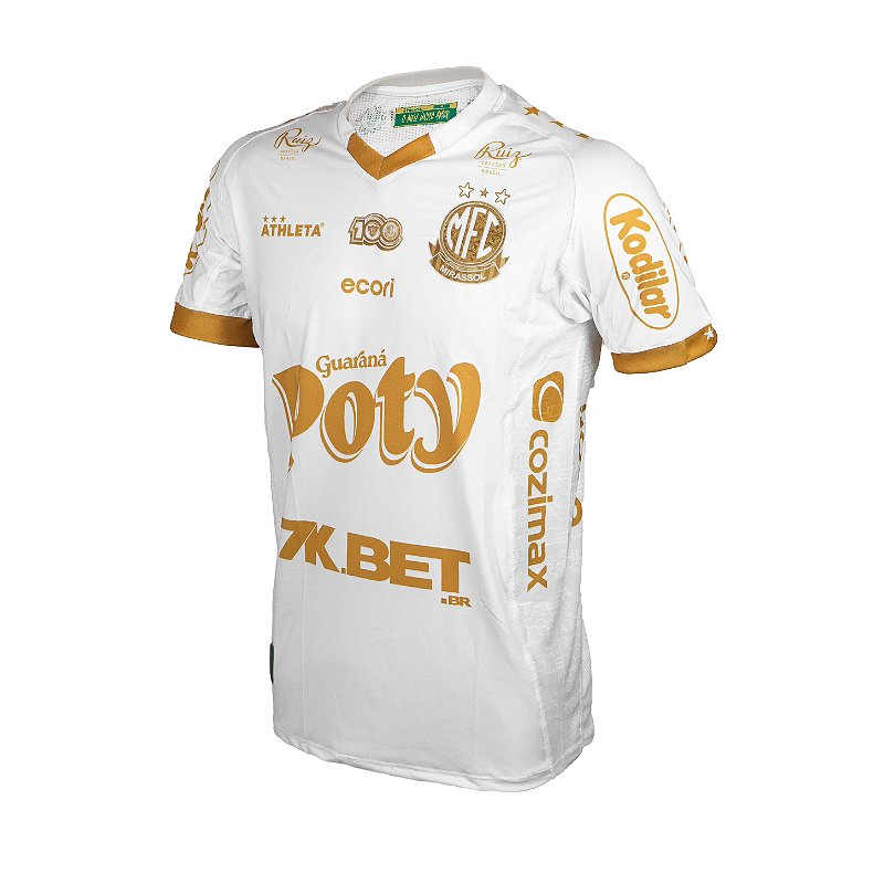 Camisa Oficial Mirassol FC 2025 - Branca - Fanáticos Mirassol