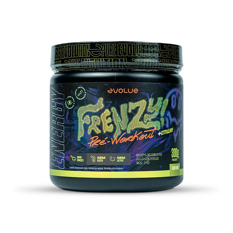 FRENZY PRÉ-WORKOUT EVOLUE - 300G - Evolue Supplements Nutritional Precision