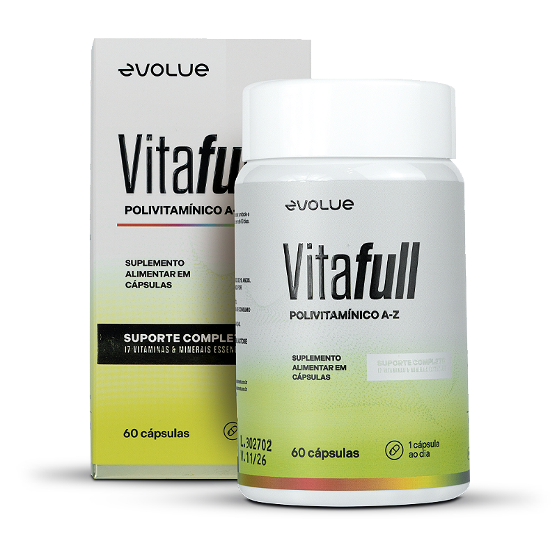 VITAFULL POLIVITAMÍNICO A-Z EVOLUE - 60 CÁPSULAS - Evolue suplementos ...