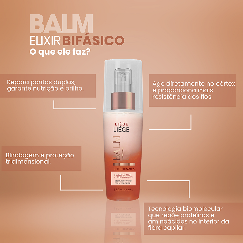 BALM ELIXIR BIFÁSICO 150 ML - Liege Cosmetics