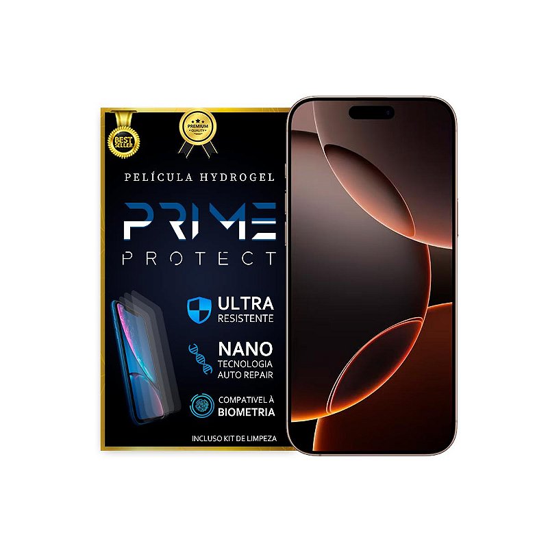 Película de Hidrogel Privacidade Primeshield Linha iPhone 16 - Prime Protect