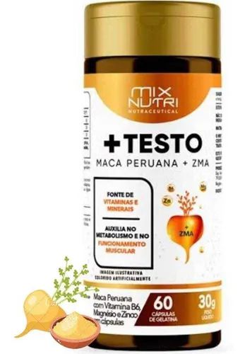 +TESTO MIX NUTRI 60 CAPS - Parada Verde - Produtos Naturais e Suplementos