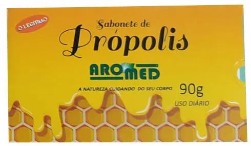 Sabonete de Propolis 90g - Aromed - Parada Verde - Produtos Naturais e ...