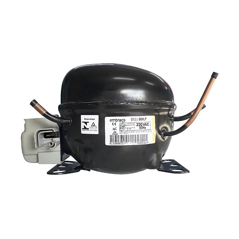 Compressor Embraco 1/5HP 220v R134a - EM2U60HLP - Cibrel
