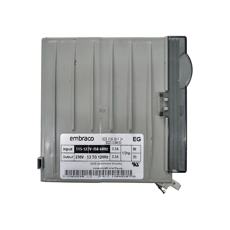 Módulo Inversor Compressor Embraco Eg 127v 3,3a 53 A 120hz - Cibrel