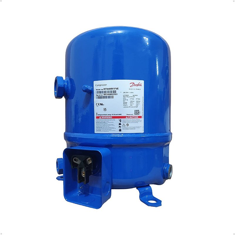 Compressor Danfoss 5,5HP a 6,5HP Monofásico 220V R22 MT64-1VI - Cibrel