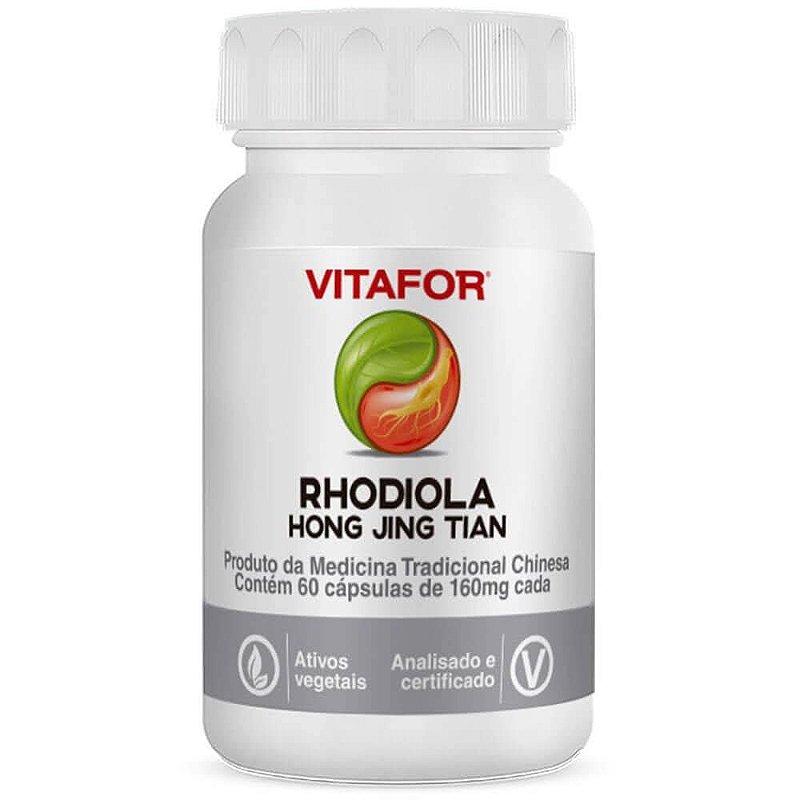Rhodiola Crenulata - Hong Jing Tian 60 Caps Vitafor - Mundo Natural