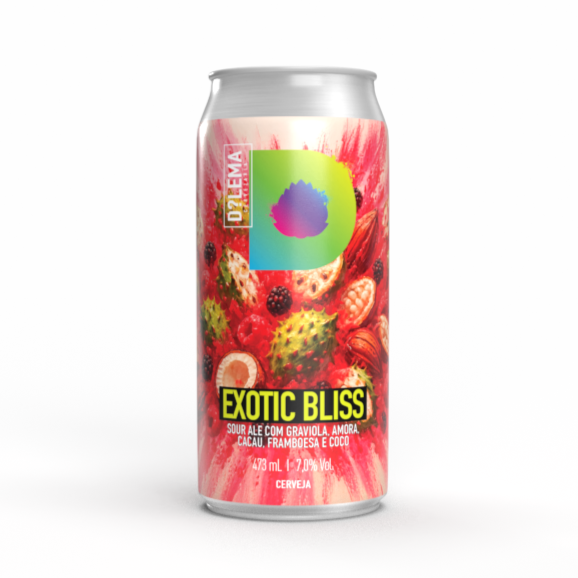 Exotic Bliss - Sour Ale com Graviola, Amora, Cacau, Framboesa Coco e ...