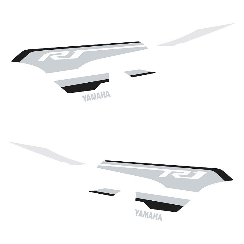 Adesivo Yamaha Yzf R1 - Cromo Decor - Pastilhas Adesivas Resinadas