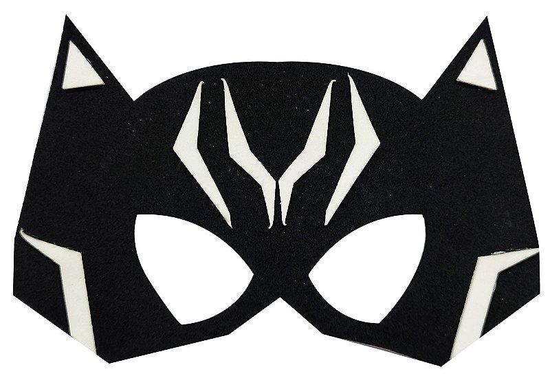 Máscara Fantasia Pantera Negra eva I MIMOSHOW - Mimo Show