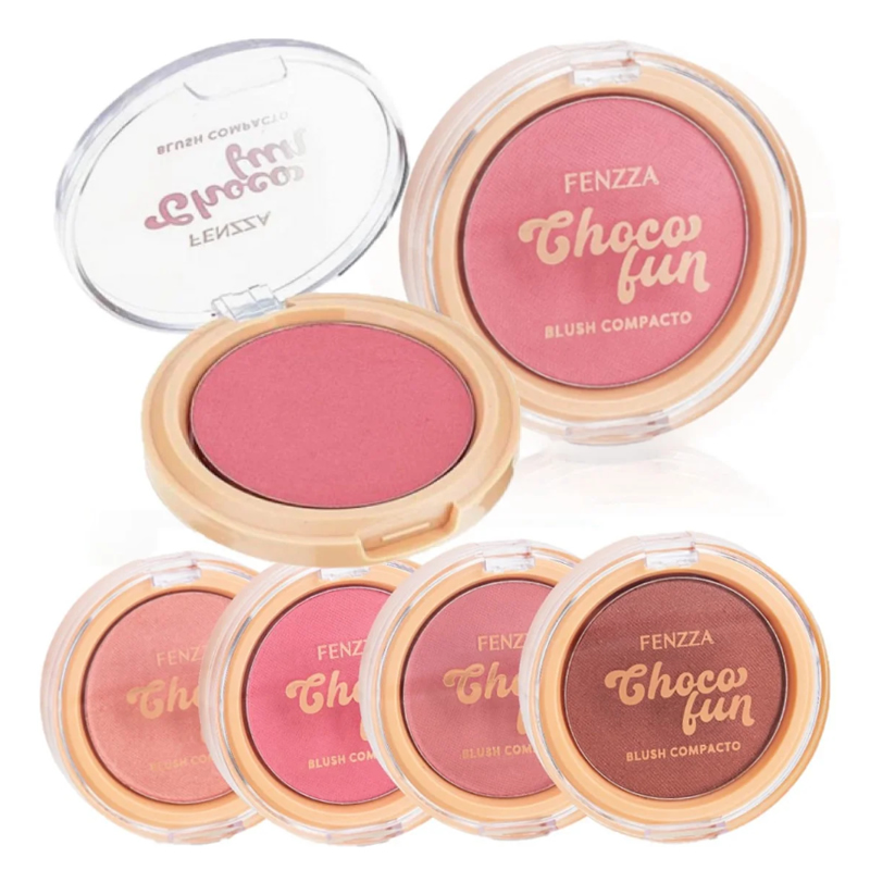 Blush Compacto Choco Fun - Fenzza - Universe Makeup Store: Maquiagens ...