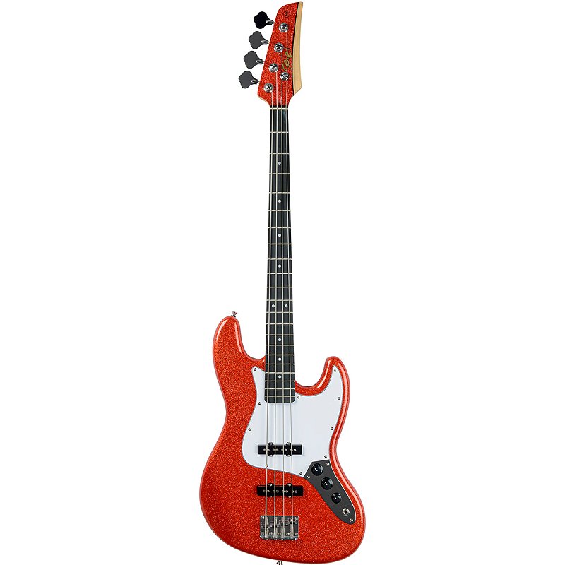 Baixo 4 Cordas Seizi Fun Jazu JB 4 Lava Red Sparkle c/ bag - Guitar Shop CE | Loja de ...