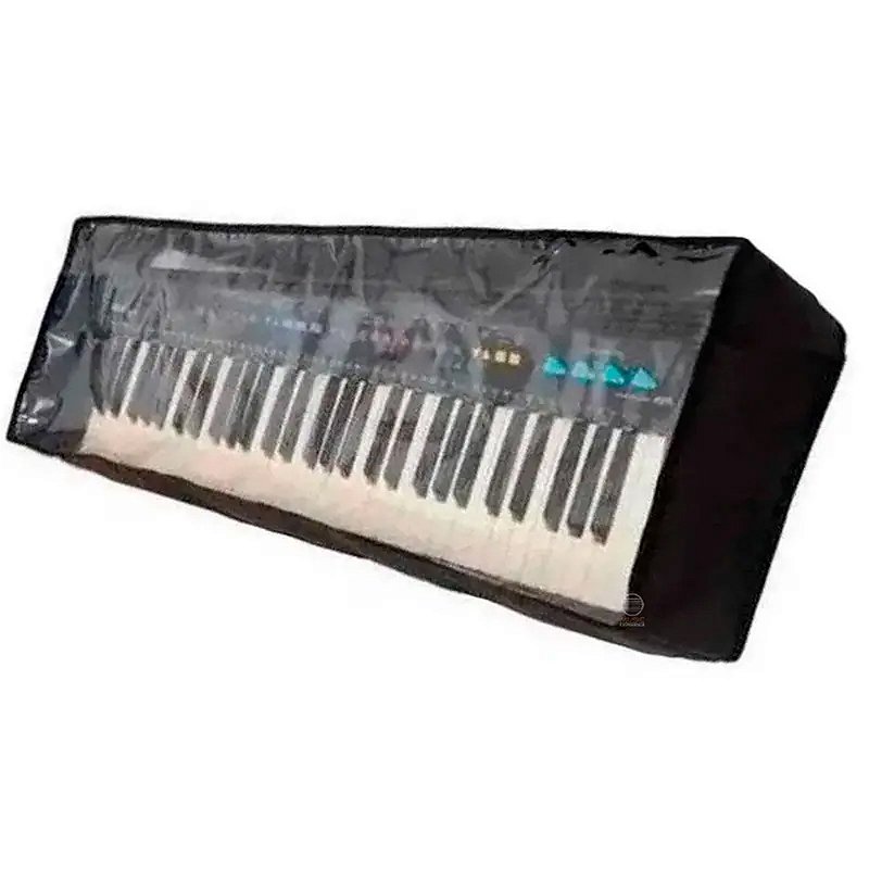 Cobertura p/ Piano Digital AVS 135x30x16cm - Transparente / Preto ...