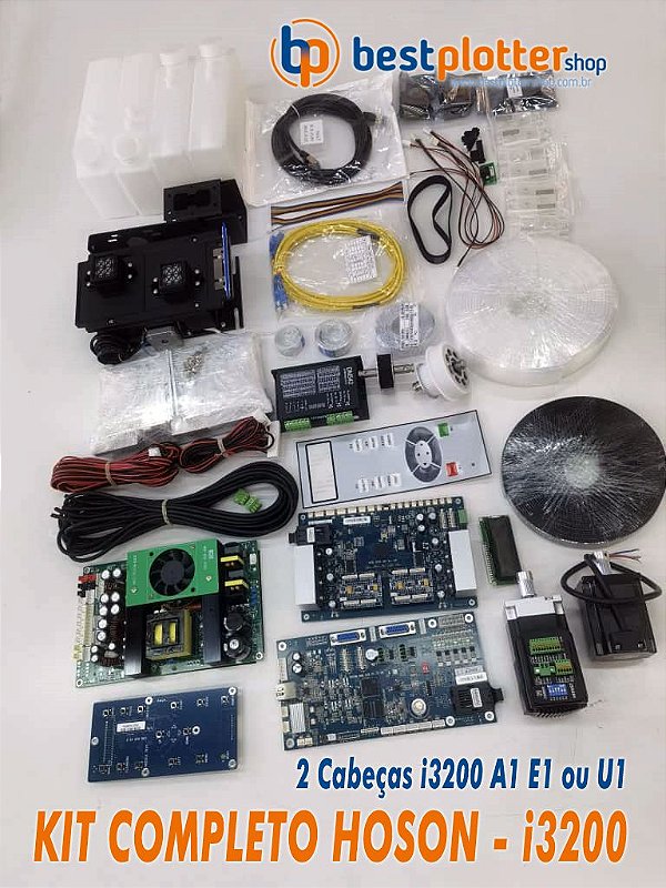 Kit COMPLETO HOSON 2x i3200 - BEST PLOTTER