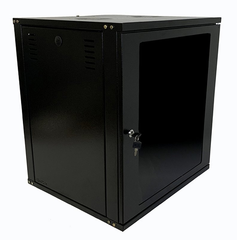 Mini Rack de Parede 12U x 370mm │ rackfort.com.br - Rack para Servidor ...